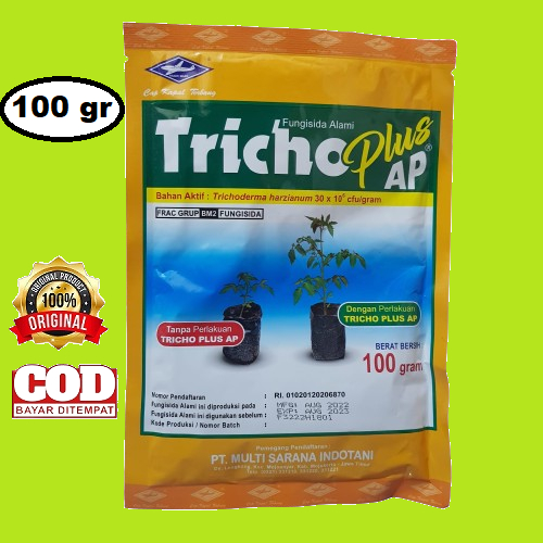 Jual FUNGISIDA TRICHO PLUS AP KEMASAN 100 GRAM | Shopee Indonesia