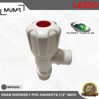 Jual PT88-Kran Jet Shower Closet F Mahkota Pvc Lesso 1/2" Inch Keran ...