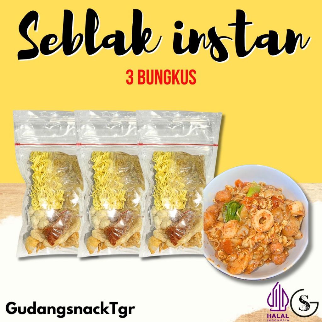 Jual PAKET ICIP 3 PCS SEBLAK INSTAN CIKUR PEDAS KUAH KALDU FOOD PEDAS ...