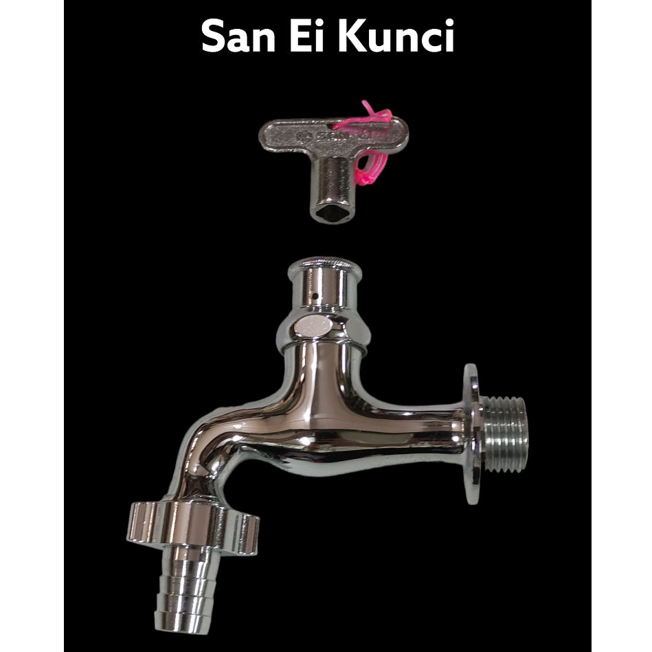 Jual Kran Duduk Wastafel San Ei Metal 1/2" | Shopee Indonesia