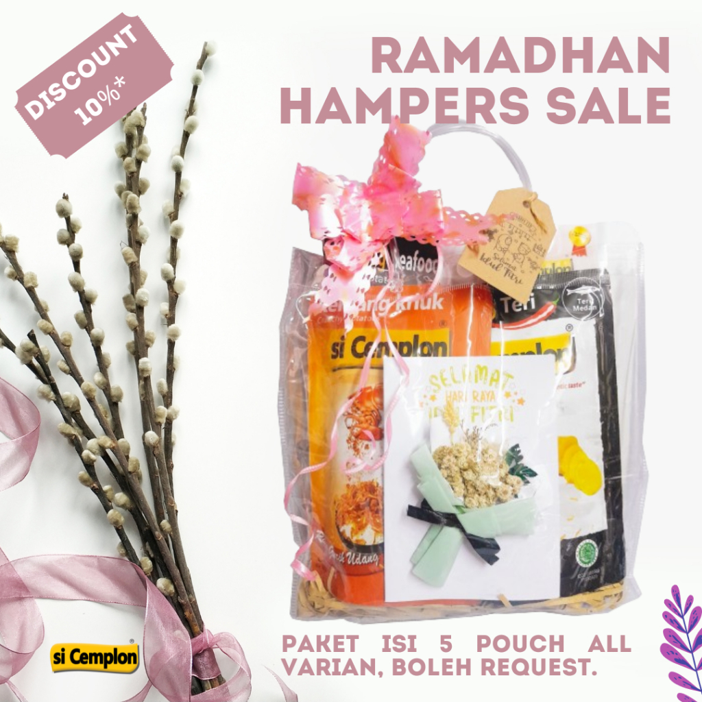 Jual si Cemplon Hampers Tas Transparan isi 5 pouch | Shopee Indonesia