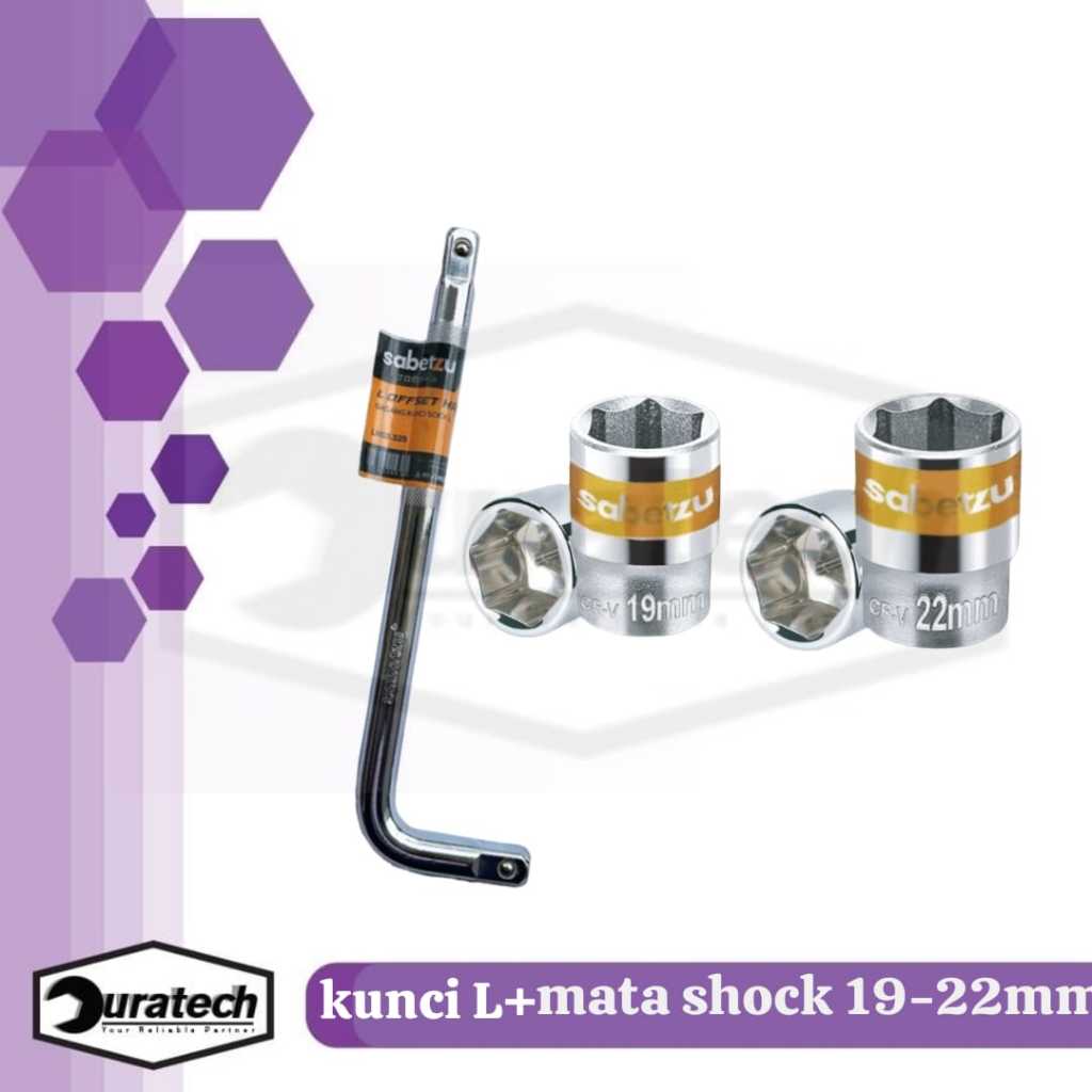 Jual Sabetzu Set Gagang Kunci Shock L + Mata Shock 19MM-20MM CVT Roda ...