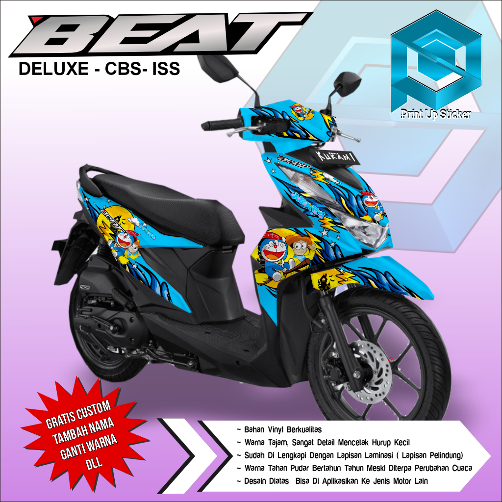 Jual DECAL STIKER DECAL FULL BODY VARIASI 4014 HONDA BEAT DELUXE BEAT ...
