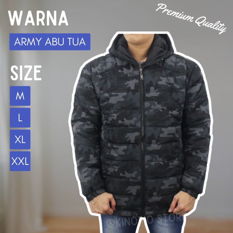 Jual JAKET PUFFER OUTDOOR PRIA TEBAL - JAKET PARASUT - JAKET GELEMBUNG ...