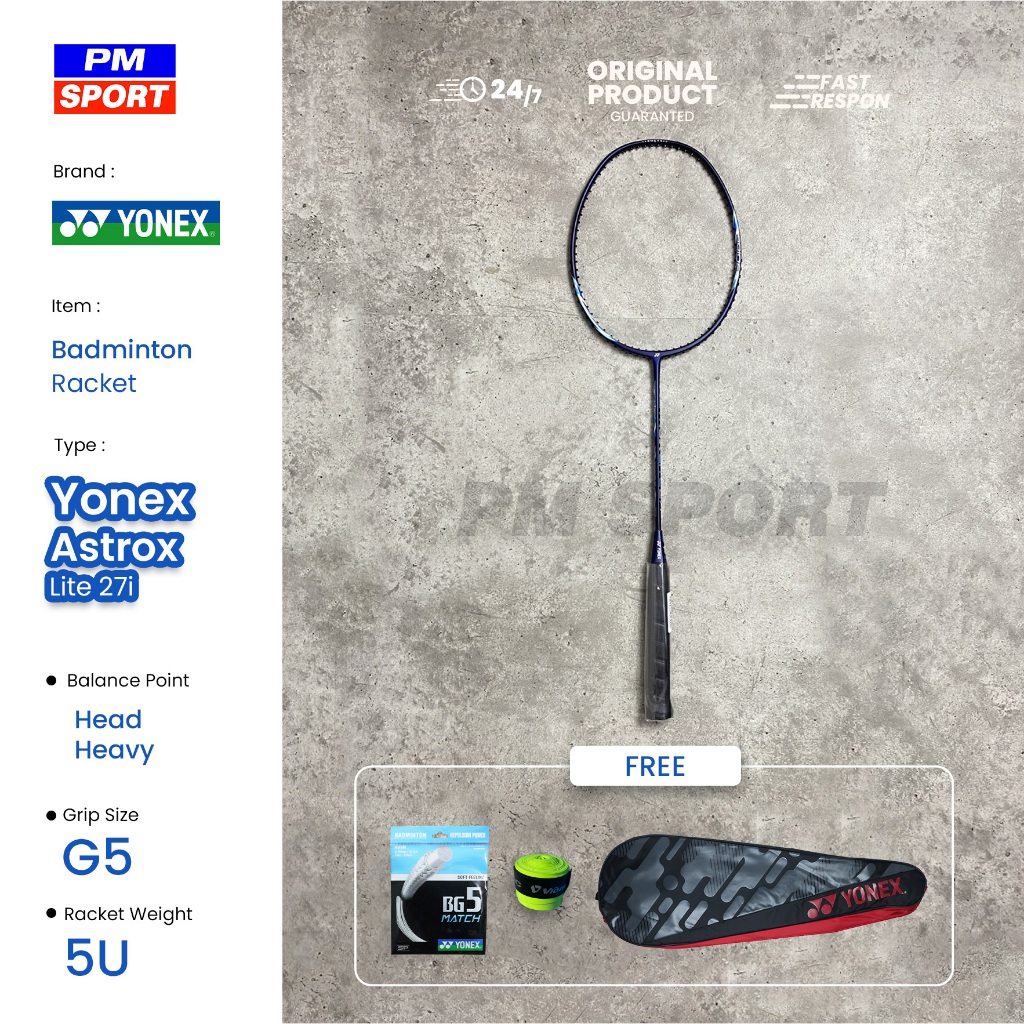 Jual RAKET BADMINTON / BULUTANGKIS YONEX ASTROX LITE 27i ORIGINAL | Shopee Indonesia