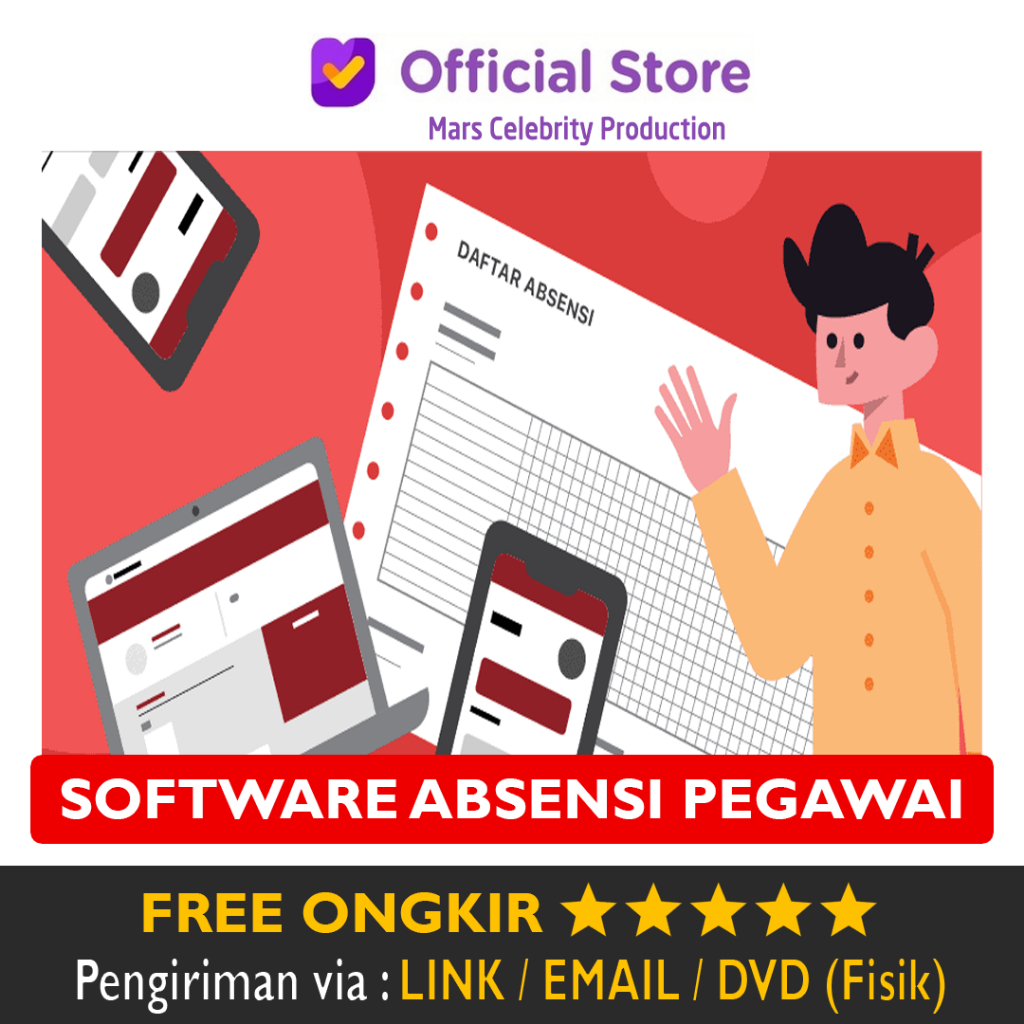 Jual Software Absensi Kehadiran Pegawai Karyawan Full Version Premium ...