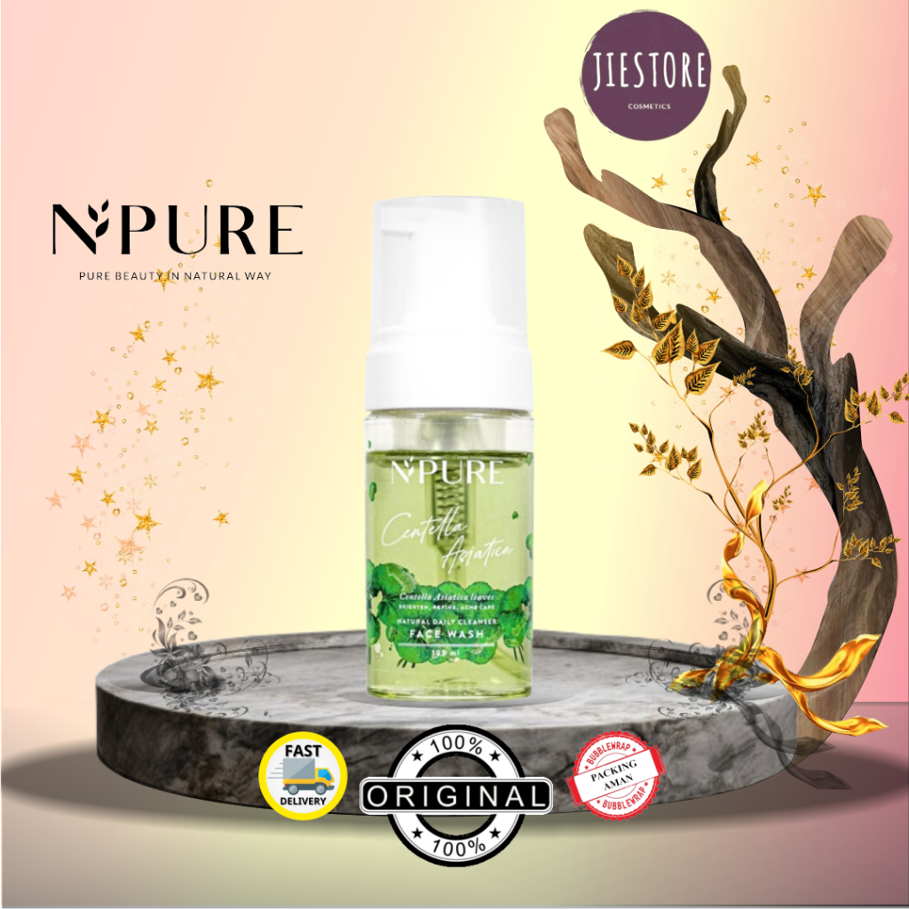 Jual Npure Centella Asiatica Facial Wash 100 ml - Npure Face Foam Sabun ...