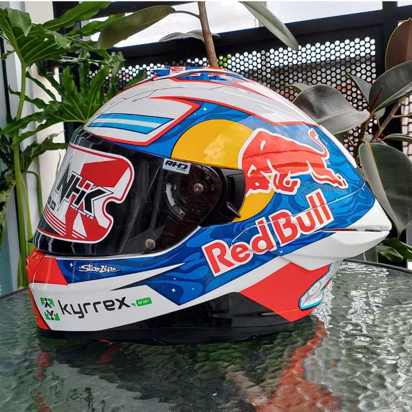 Jual HELM NHK Mark-1 single visor repaint jorge martin FULL FACE ...