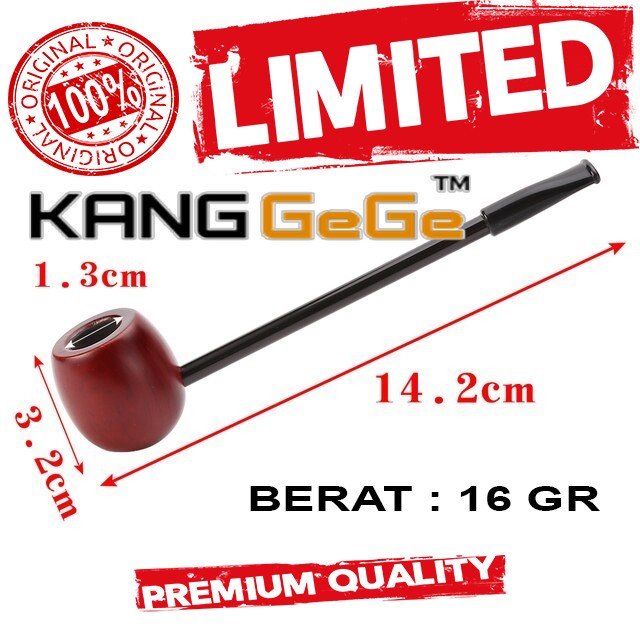 Jual Pipa Kayu Stem Besi Popeye Fast Pipes Ebony Rose Wood - Merah Bulat | Shopee Indonesia