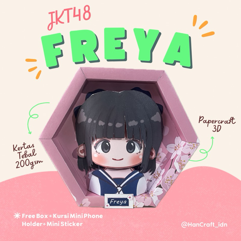 Jual FREYA JKT48 PAPERCRAFT DIECAST 3D | Shopee Indonesia