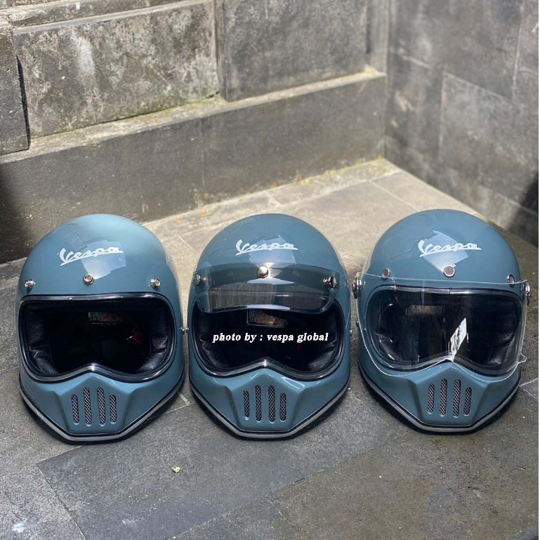 Jual Helm Vespa Cakil Gorilla Gloss | Shopee Indonesia