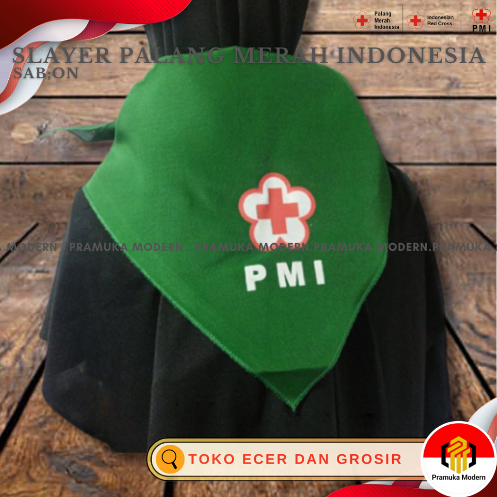 Jual Syal slayer PMI palang merah Indonesia lengkap murah (bijian ...