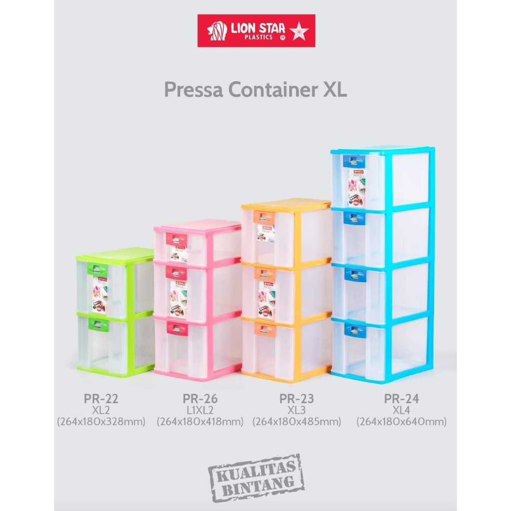 Jual PR-22 Pressa Container XL2 44 CD Tempat CD Lion Star | Shopee ...
