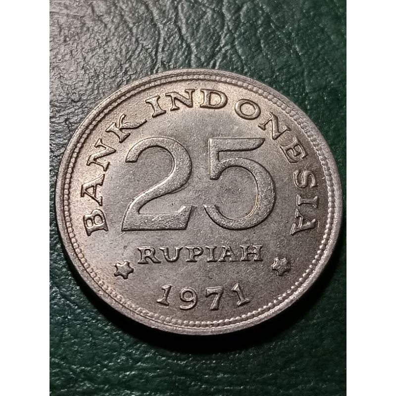 Jual Koin Indonesia Koleksi kuno 25 Rupiah Tahun 1971 | Shopee Indonesia