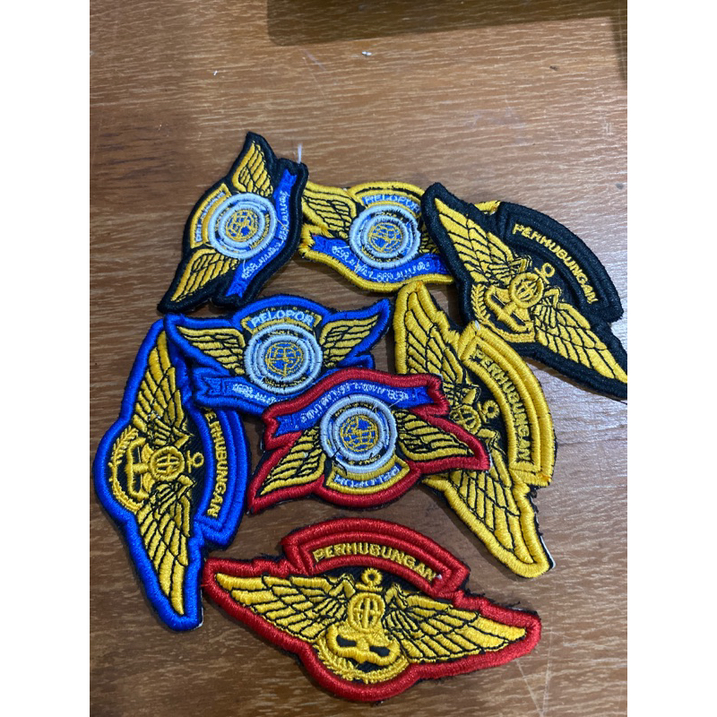 Jual logo dishub Wing dan Pelopor bordir timbul | Shopee Indonesia