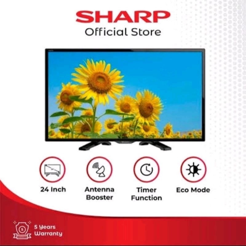 Jual TV led digital sharp Aquos 24" 2T C24DC1 Tv led sharp 24inc | Shopee Indonesia