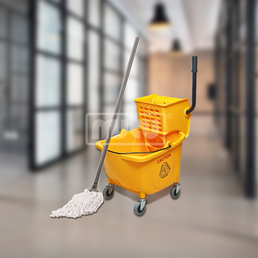 Jual MUTU Single Mop Bucket Alat Pel Press Cleaning Service Janitor 20 ...