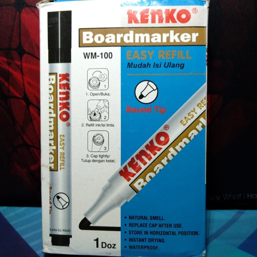 Jual Spidol papan Tulis Boardmarker NON PERMANENT Bisa dihapus ...