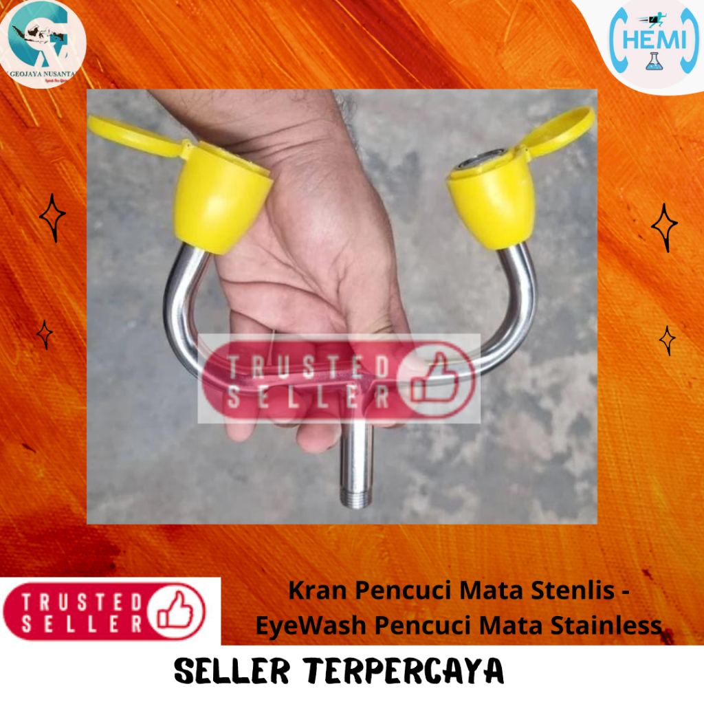 Jual Kran Pencuci Mata Stenlis - EyeWash Pencuci Mata Lab. Stainless ...