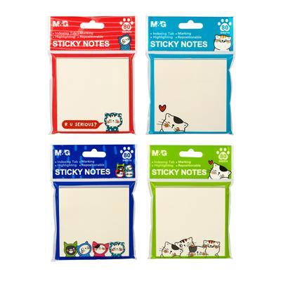 Jual Kertas Memo M&G 3x3 So Many Cats Cute Sticky Notes 80 Sheet YS-377 ...