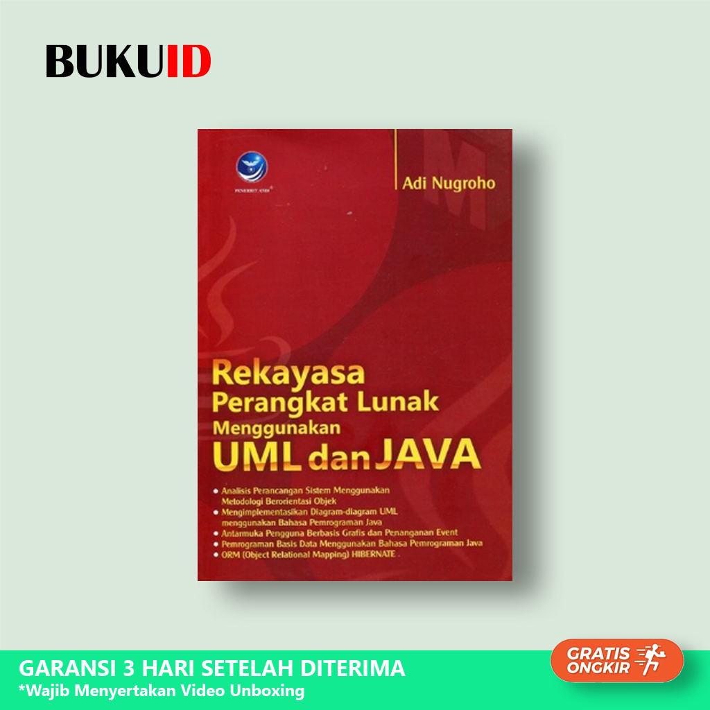 Jual Buku Rekayasa Perangkat Lunak Menggunakan Uml Dan Java - Original | Shopee Indonesia