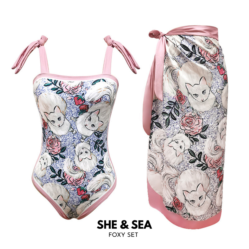 Jual She&Sea Foxy Set - Woman Swimsuit Polyestes Fibre Monokini with ...