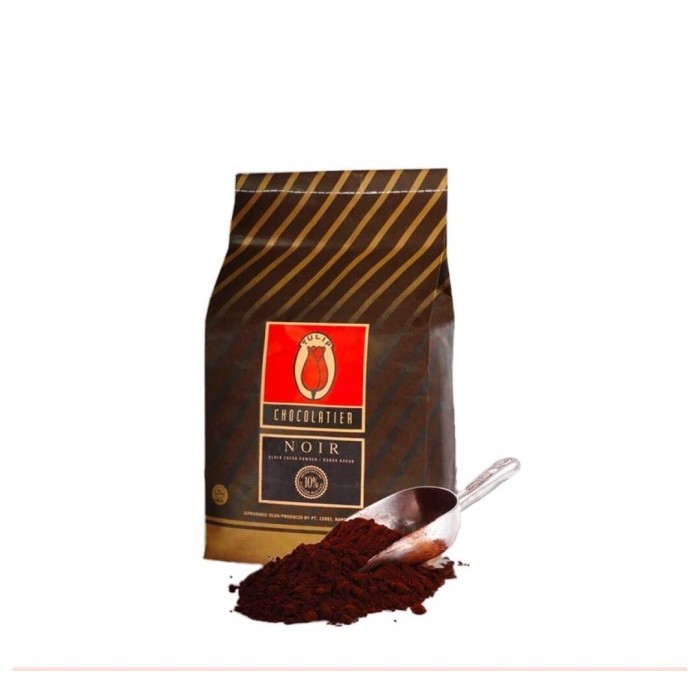 Jual Tulip Noir Cocoa Powder Coklat Bubuk Tulip Warna Hitam 100 gr ...