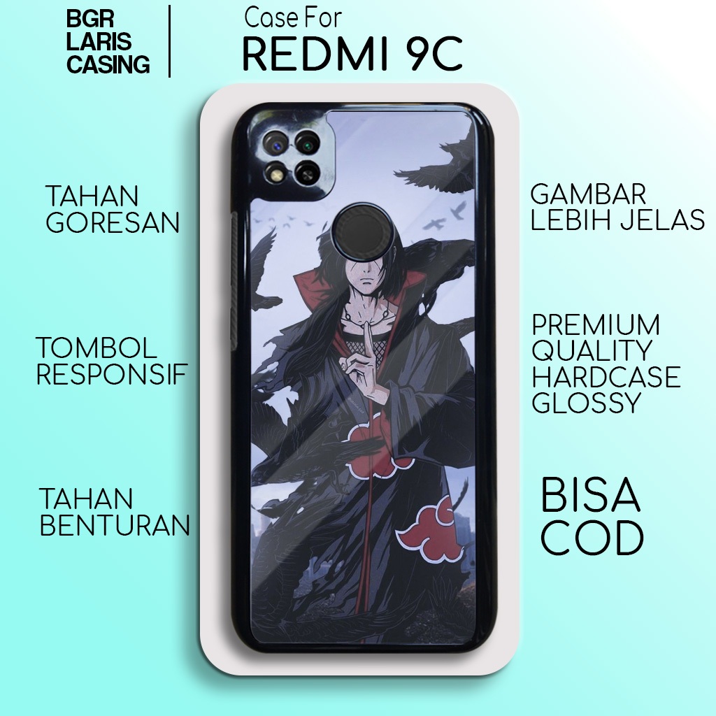 Jual case xiaomi redmi 9c casing redmi 9c terbaru motif aesthe itachi ...