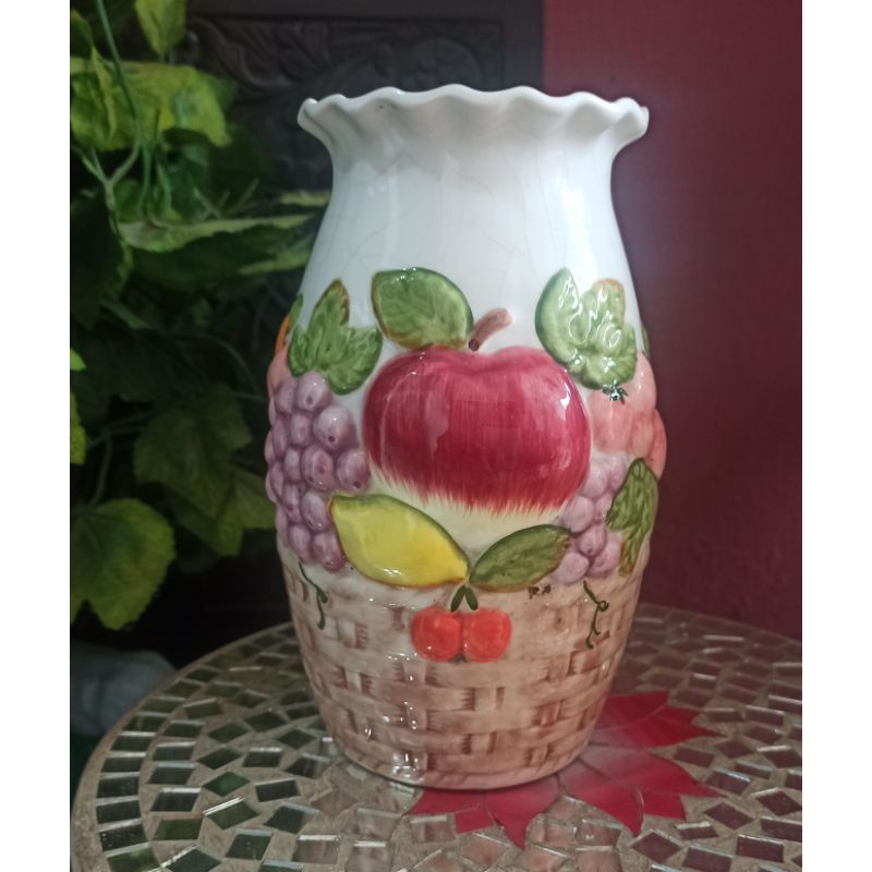 Jual Vas bunga /Guci keramik porselen Antik Jepang Vintage pecah seribu ...