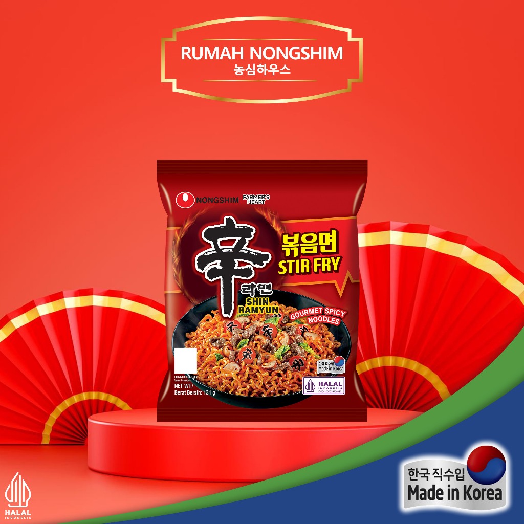 Jual Nongshim Farmer's Heart - Shin Ramyun STIR FRY Gourmet Spicy ...