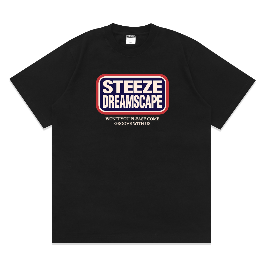 Jual STEEZE.LTD - DREAMSCAPE T-SHIRT BLACK | Shopee Indonesia