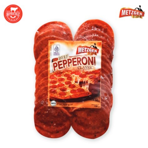Jual Metzger Beef Pepperoni Pizza Classic 150gr | Shopee Indonesia