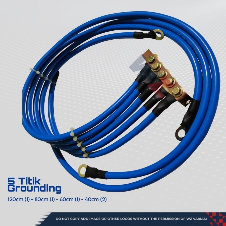 Jual Ground Wire Kit Kabel Grounding massa Mobil 12mm 5 titik | Shopee ...