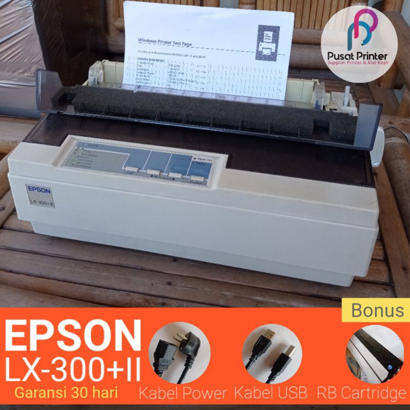 Jual Printer Dotmatrix Nota Faktur Epson LX300+II / LX-300+II / LX300 ...
