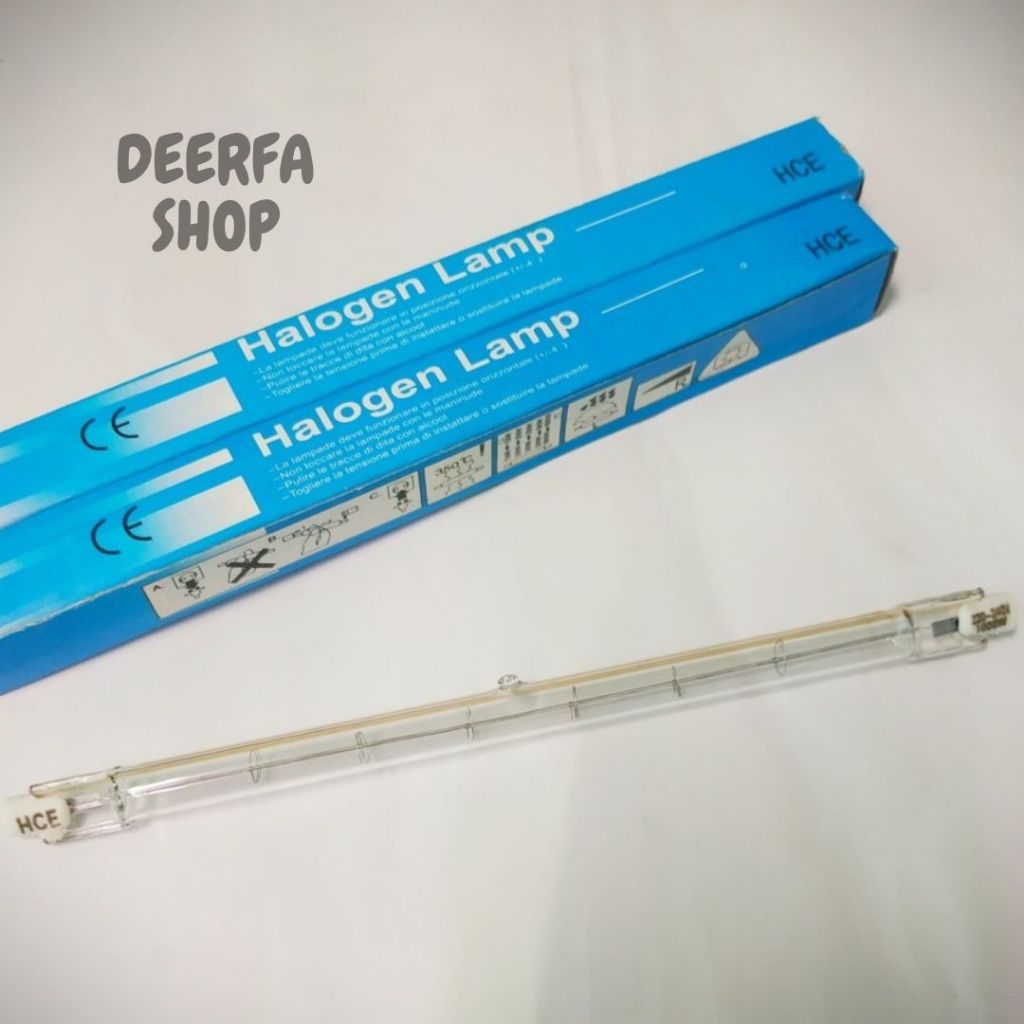 Jual LAMPU HALOGEN STIK 1000 WATT LAMP HALOGEN STICK TUNGSTEN 1000W ...