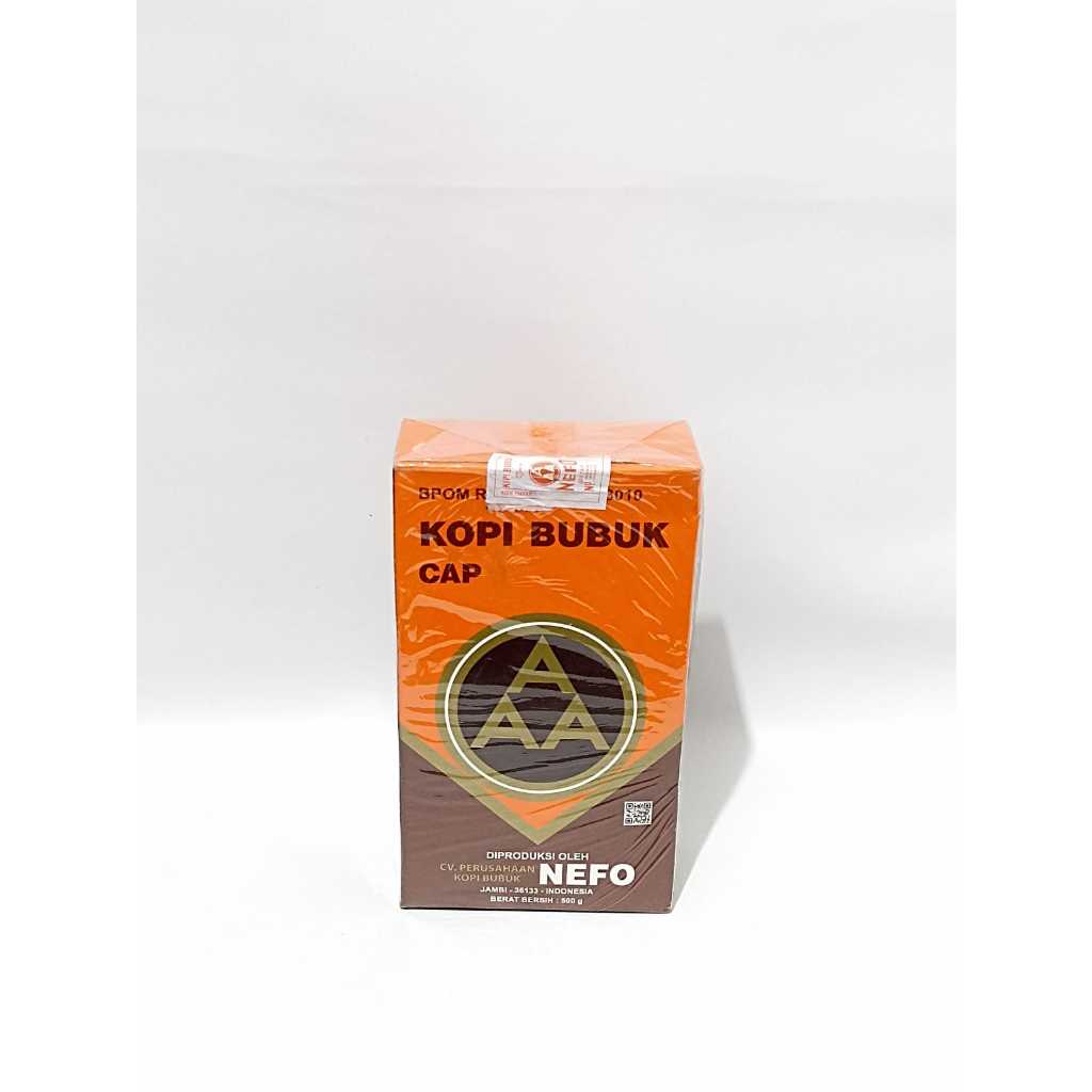 Jual Kopi AAA 500 Gram Nefo kopi bubuk hitam khas Jambi halal | Shopee ...