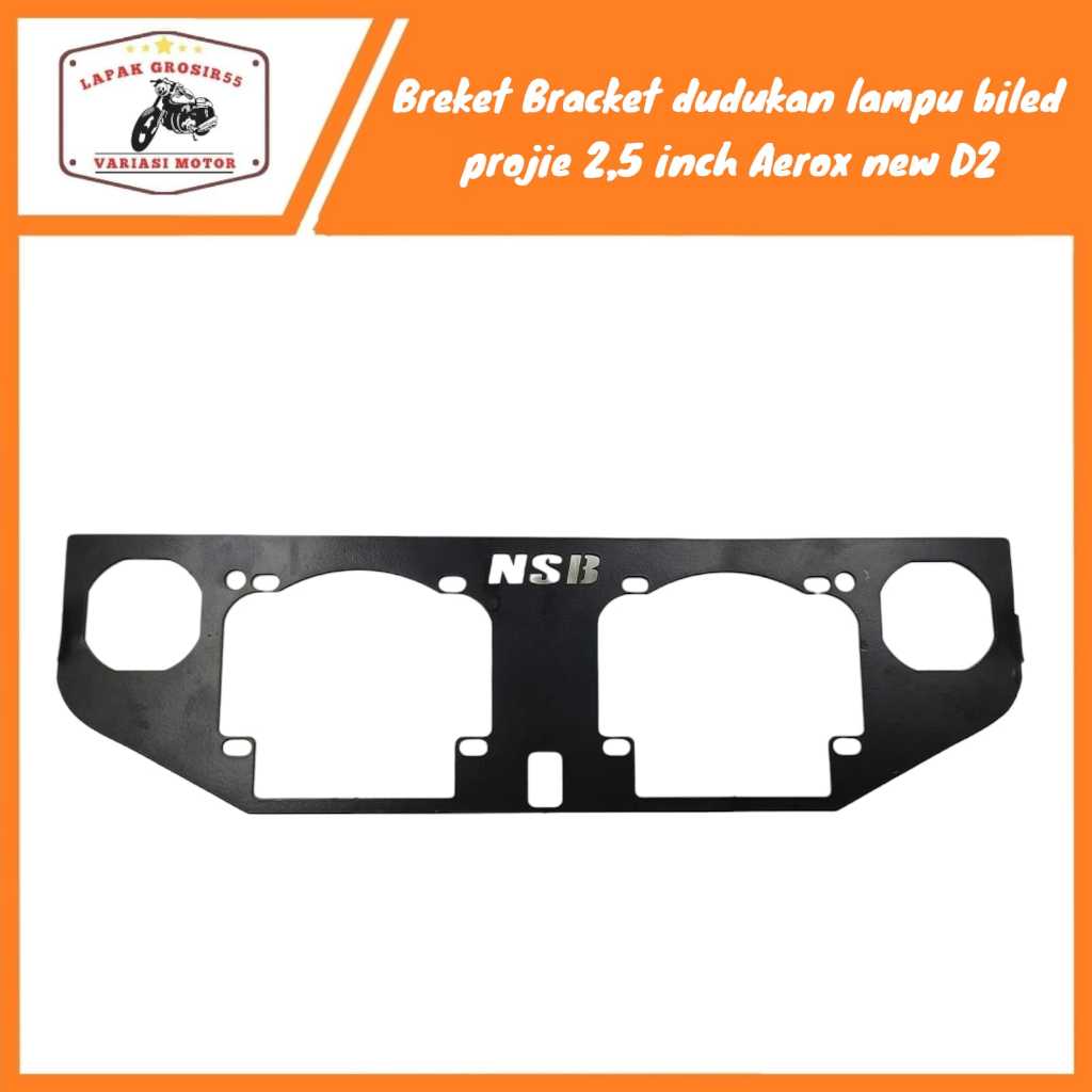 Jual Breket Bracket Dudukan lampu biled projie NSB 2,5 inch PNP Aerox ...