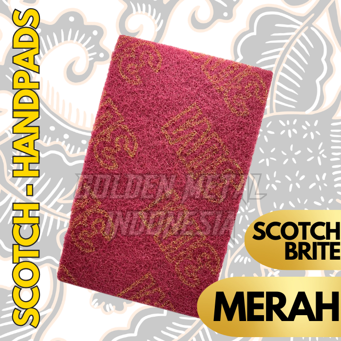 Jual Scotch - Brite Amplas 3M Hand Pads Merah | Shopee Indonesia