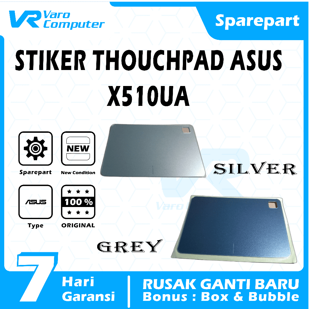 Jual STIKER TOUCHPAD LAPTOP ASUS X510 X510UA ORIGINAL | Shopee Indonesia
