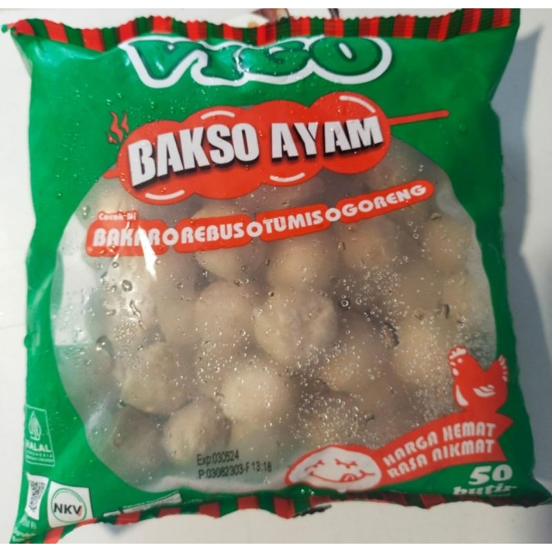 Jual BAKSO AYAM VIGO ISI 50BUTIR | Shopee Indonesia