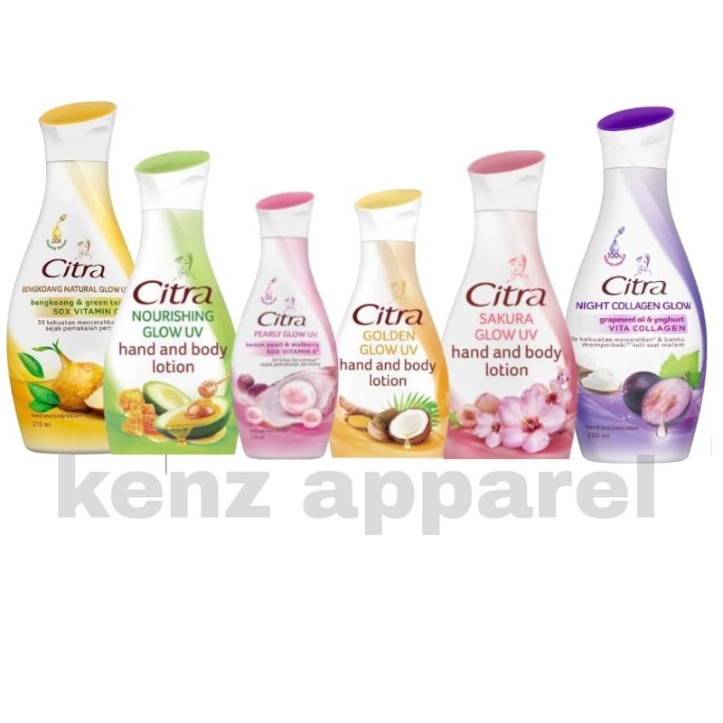 Jual CITRA Hand Body Lotion 210ml / 380ml | Shopee Indonesia