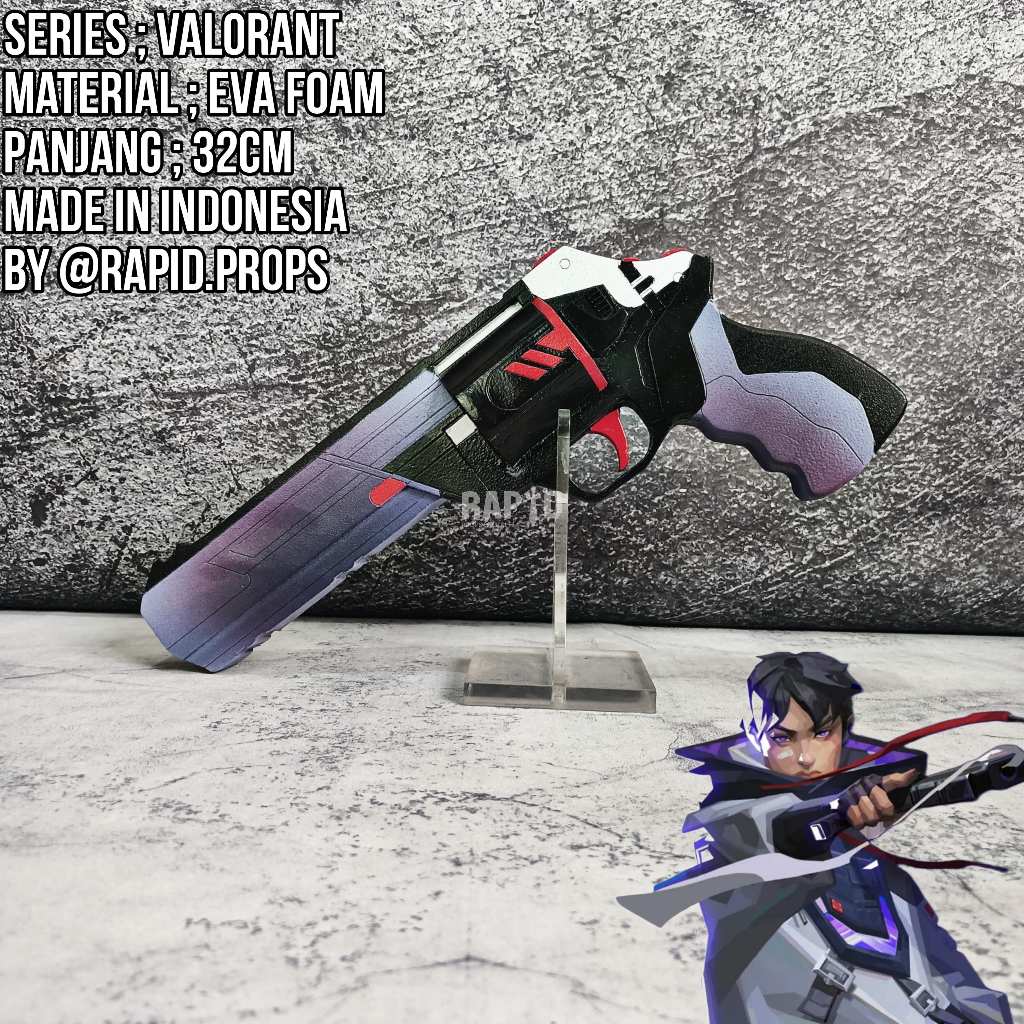 Jual Iso Agent Sheriff Pistol Valorant Cosplay Prop Replika | Shopee ...