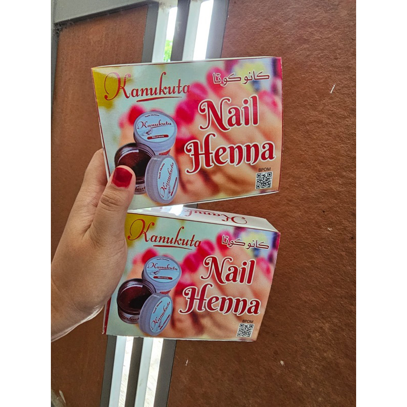 Jual ( READY STOK )Kanukuta BPOM BOX Maron Nail Henna Viral Lusinan ...