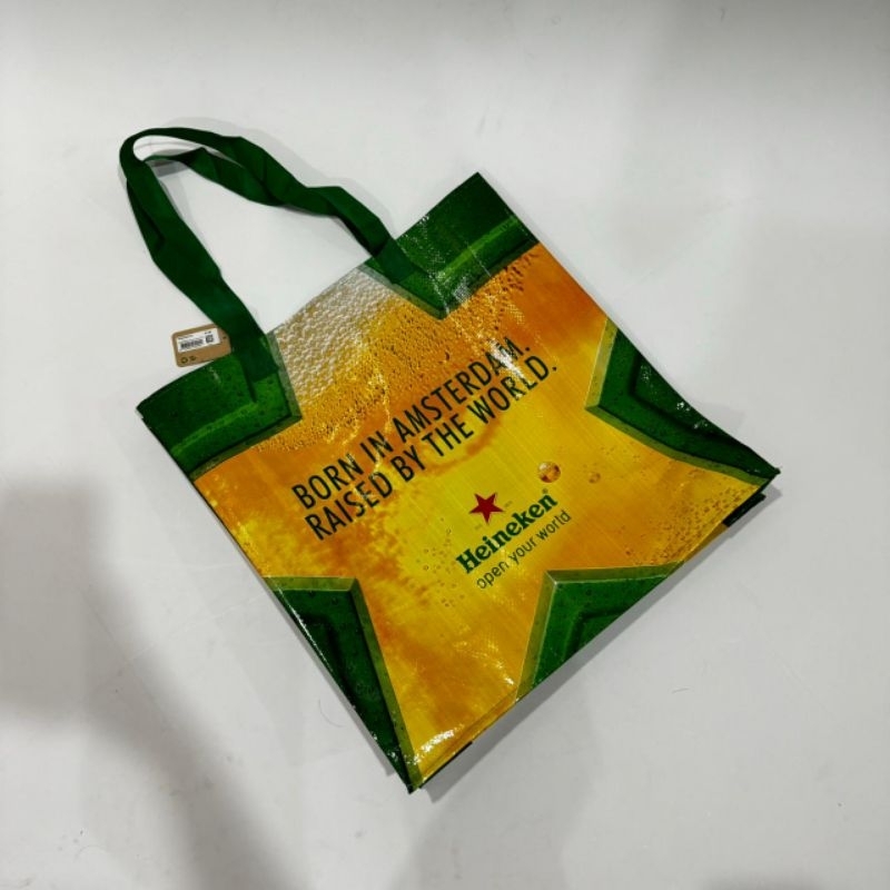 Jual Tas Belanja Eco Bag Heineken Museum Beer Amsterdam Shopper Bag Big ...