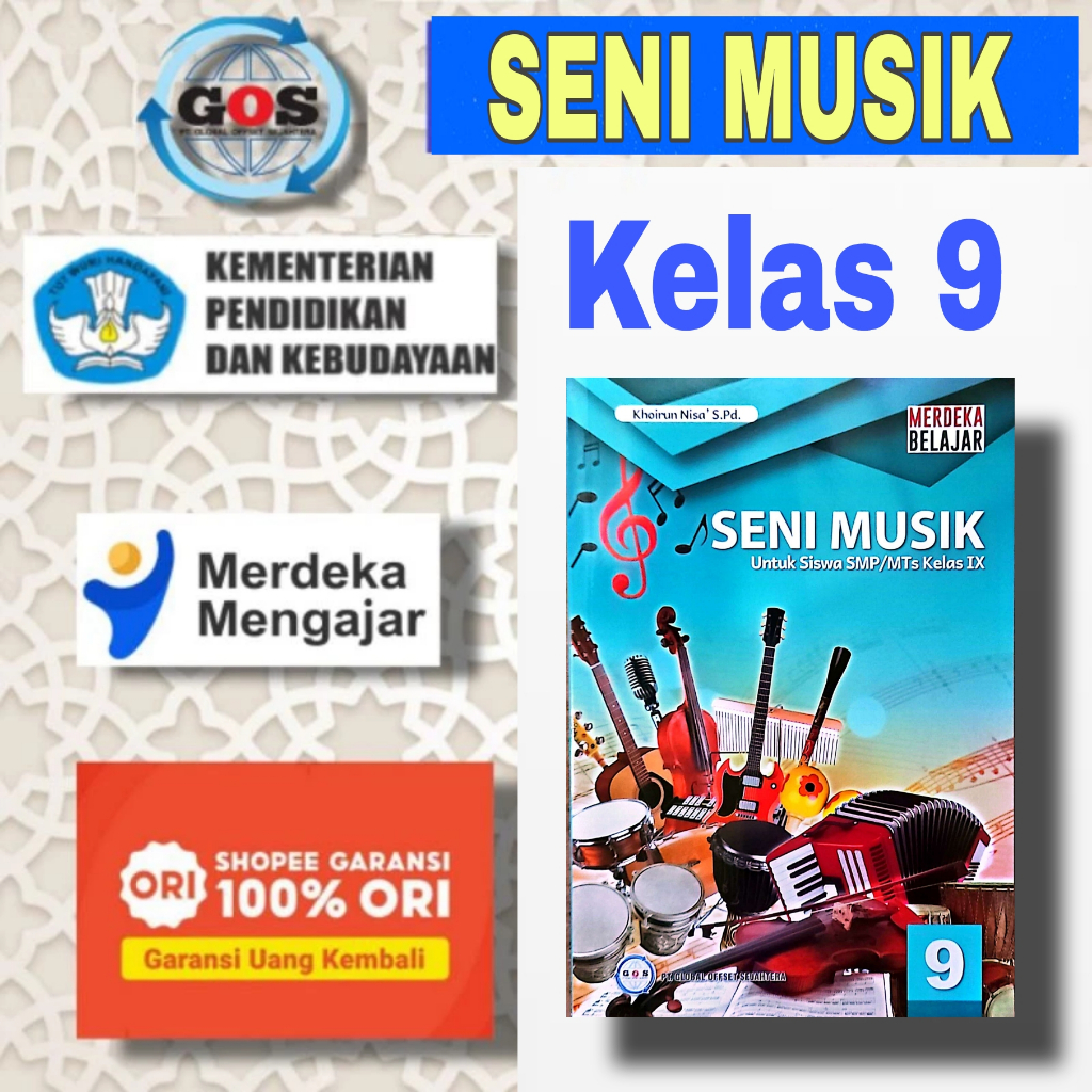 Jual BUKU SISWA SENI MUSIK KELAS 9 KURIKULUM MERDEKA - SMP Kelas ix (GOS) | Shopee Indonesia