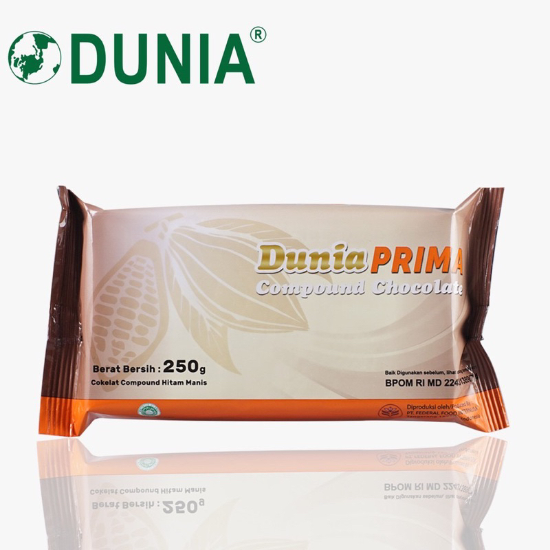Jual DUNIA PRIMA DARK COKLAT COMPOUND 250 GR | Shopee Indonesia