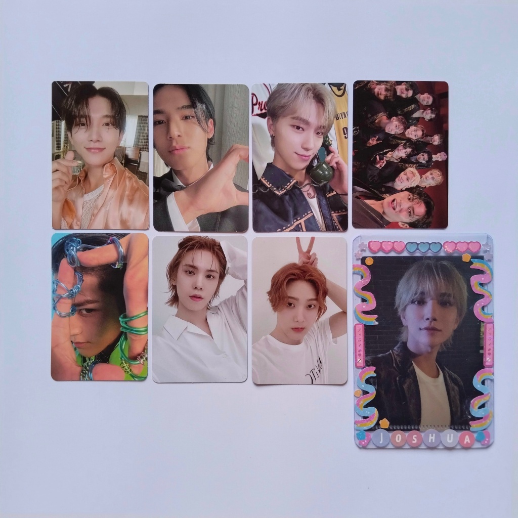 Jual pc mingyu Joshua fml carat ver fallen misfit heart cheek Taeyong ...