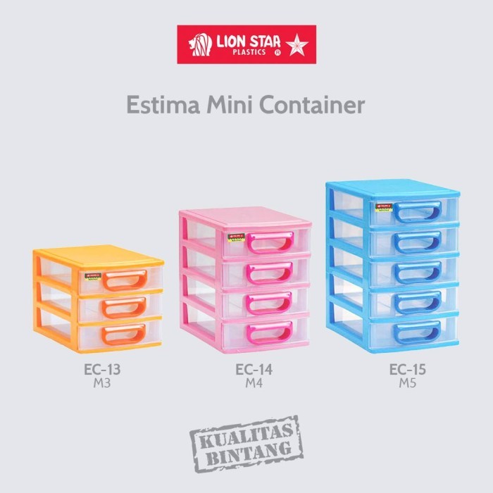 Jual Ec-13 Estima Mini Container M3 Lion Star / Kontainer laci mini ...