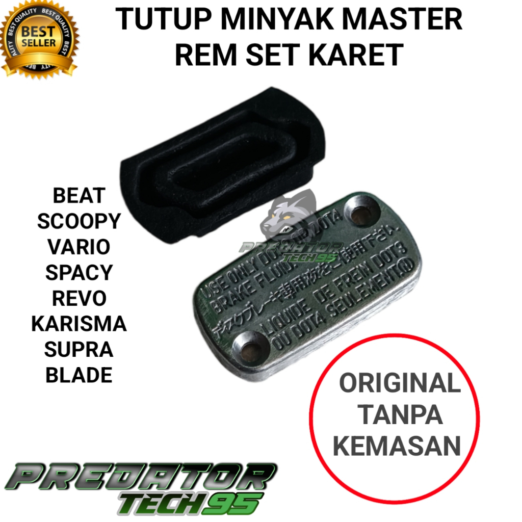 Jual TUTUP MINYAK REM ATAS PLUS KARET 1 SET ORIGINAL MOTOR HONDA BEAT ...