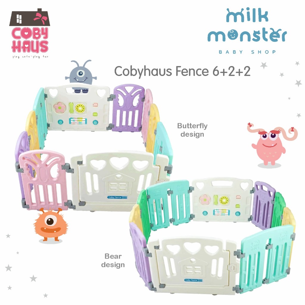 Jual Coby haus Fence 6+2+2 / Pagar pembatas mainan bayi dan anak ...